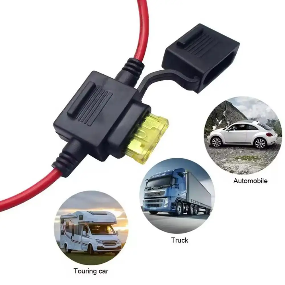 Automobile Fuse Holder 12V 32V Mini Small Medium Auto Fuse Holder 12AWG ...