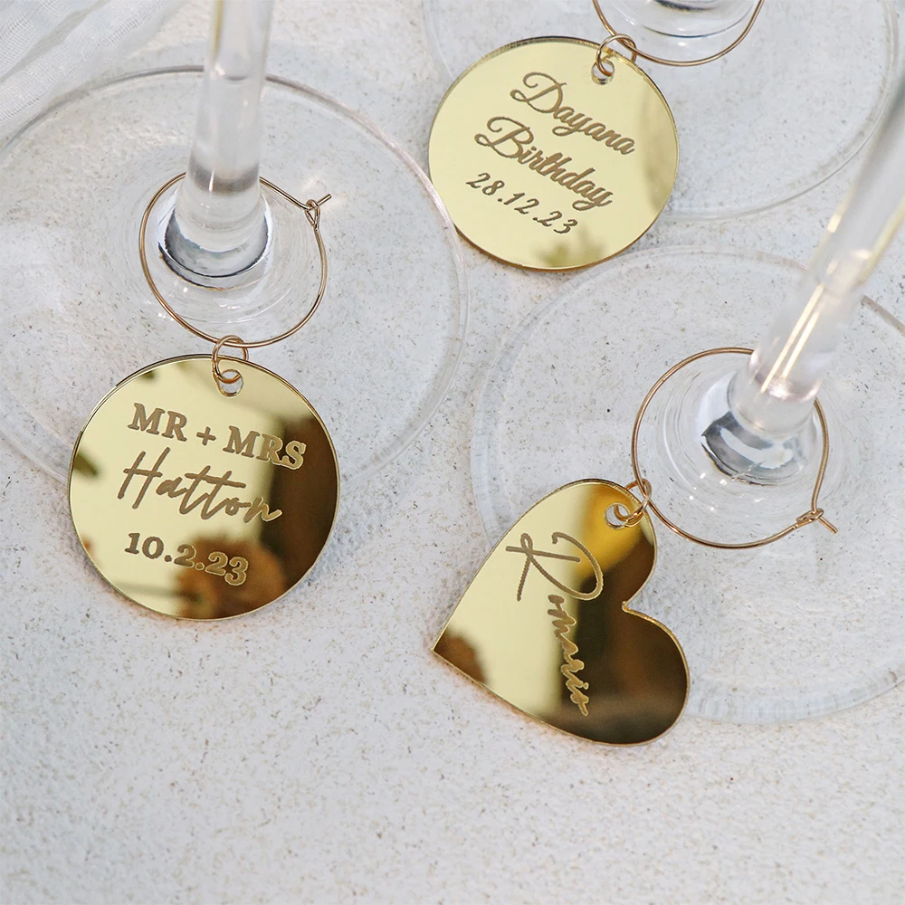 Personalized-Drink-Tags-Round-Wine-Glass-Charms-Acrylic-Tag-Custom ...