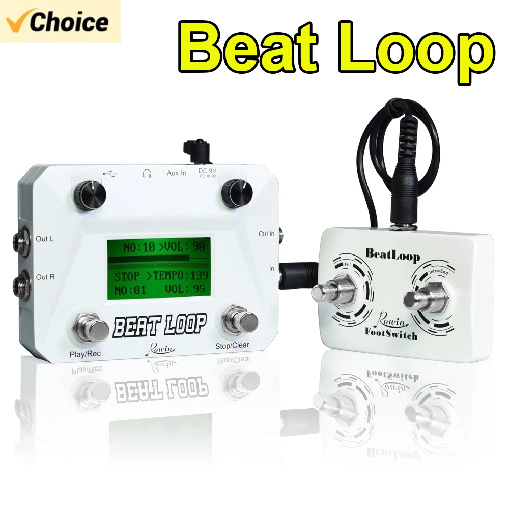 Rowin-Beat-Loop-LBL-01-Guitar-Loop-Pedals-Looper-Machine-40-Drums ...