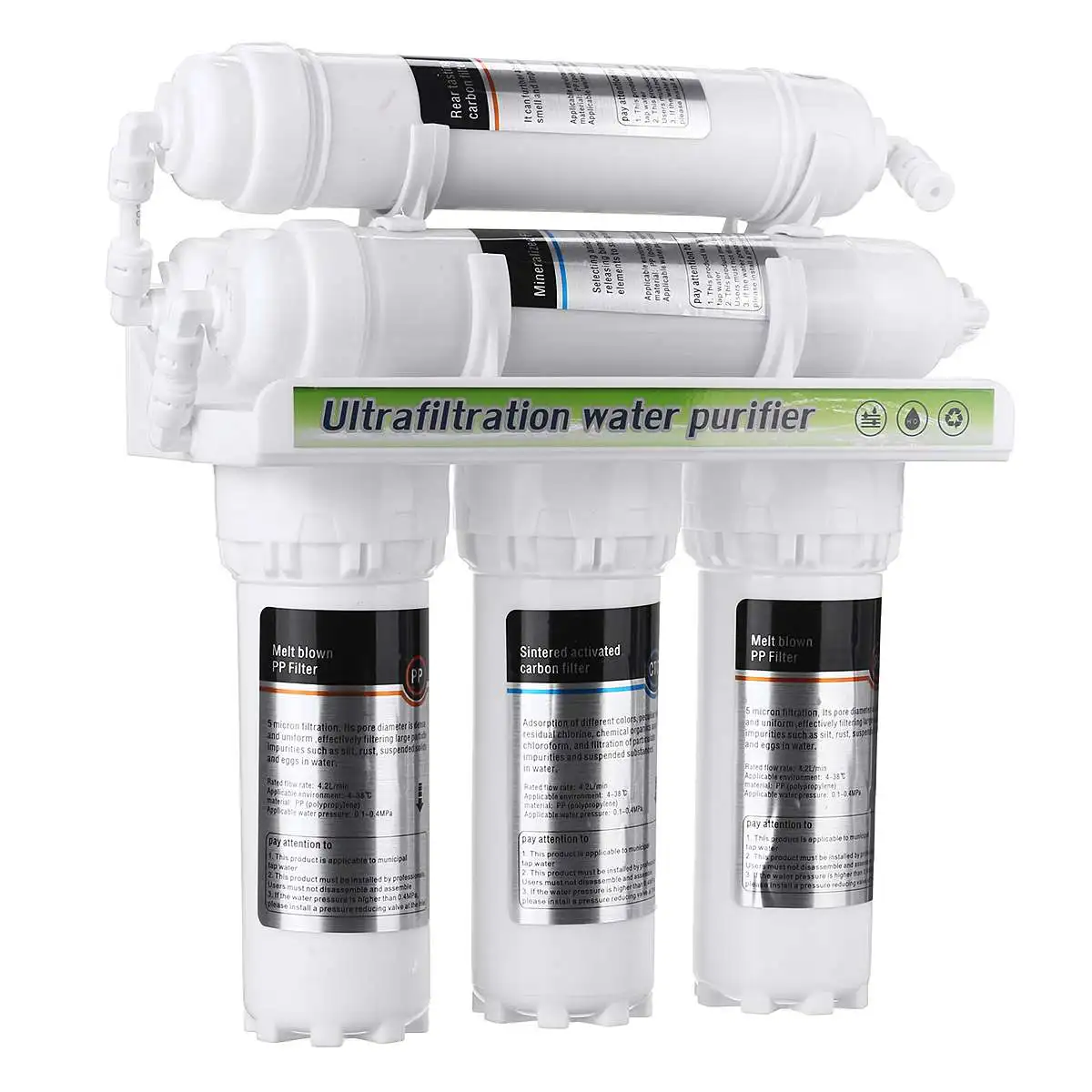 6 Stage Ultrafiltration Water Filtration System Home Kitchen Faucet ...