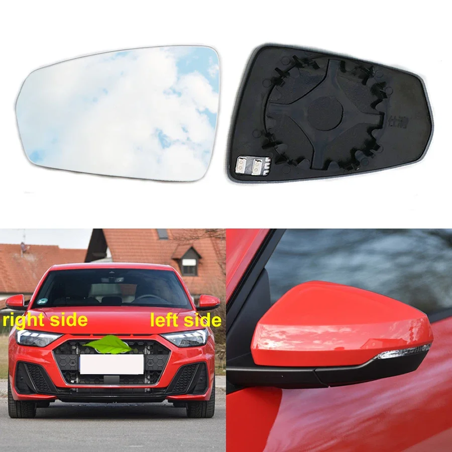 For-Audi-A1-2019-2020-2021-2022-Rearview-Mirror-Lenses-Exterior-Side ...