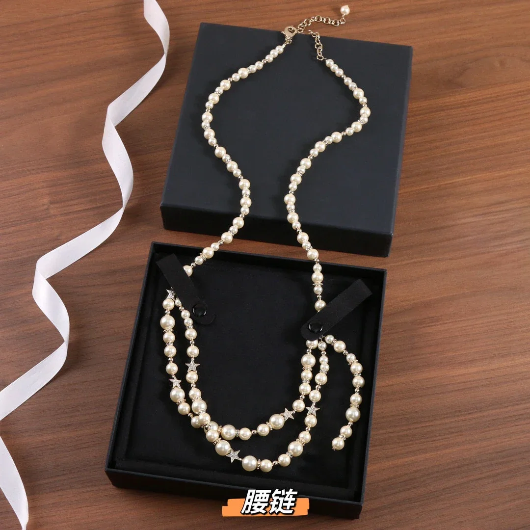New-Vintage-Diamond-Luxury-Body-Jewelry-for-Woman-Pearl-Belt-Chain-Lady ...