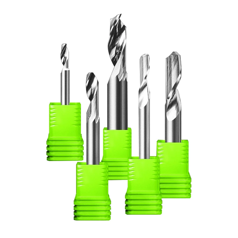 1pcs 3.175/4/5/6/8mm Single Flute Milling Cutters For Aluminum Cnc ...