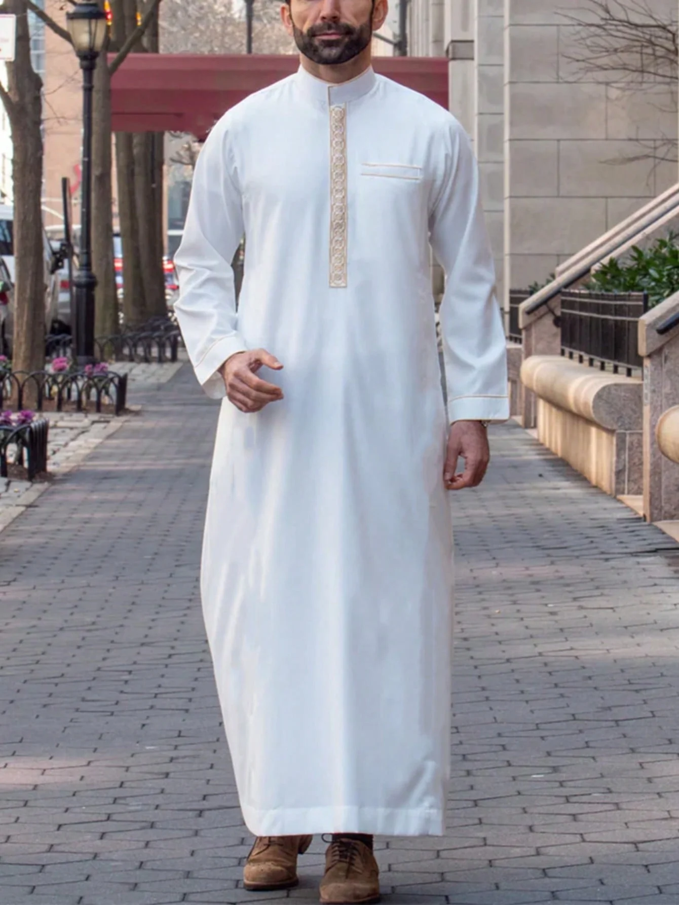 Luxury-men-s-Islam-Muslim-Arab-men-s-robe-long-sleeve-embroidered-stand ...