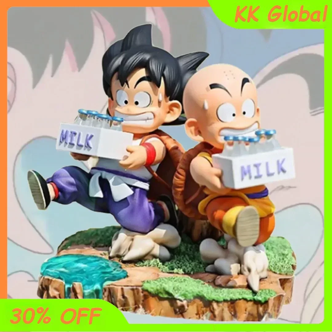 15cm-Dragon-Ball-Anime-Figure-Krillin-Son-Goku-Milk-Delivery-Model ...
