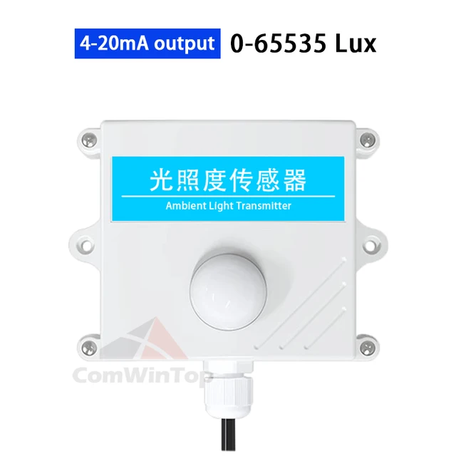 Light sensor 0-10V 0-5V 4-20mA RS485 200000Lux 65535Lux industrial ...