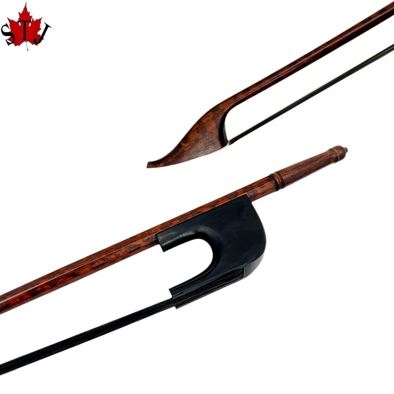 Baroque Germany style upright bass 3/4 bow Snakewood letterwood bass ...
