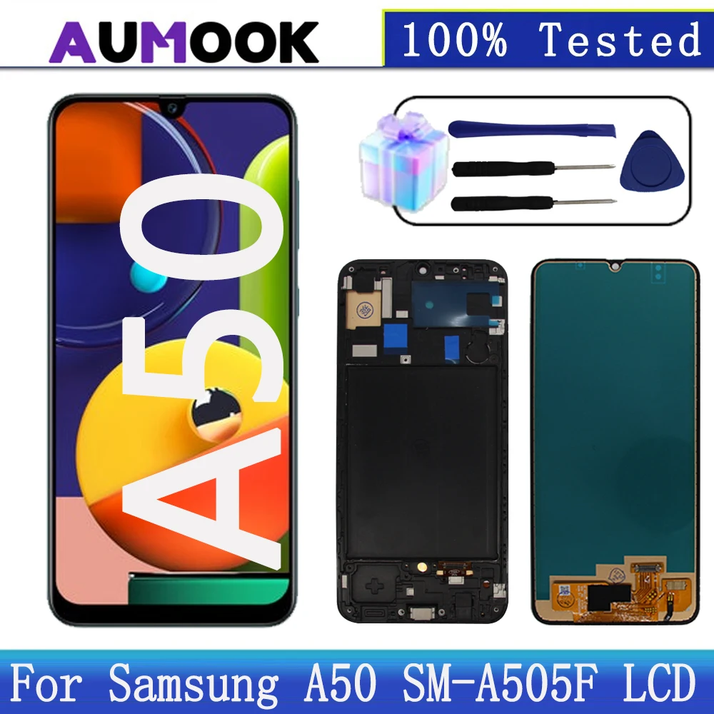 New-Tested-LCD-For-Samsung-Galaxy-A50-Screen-SM-A505F-Display-Digitizer ...
