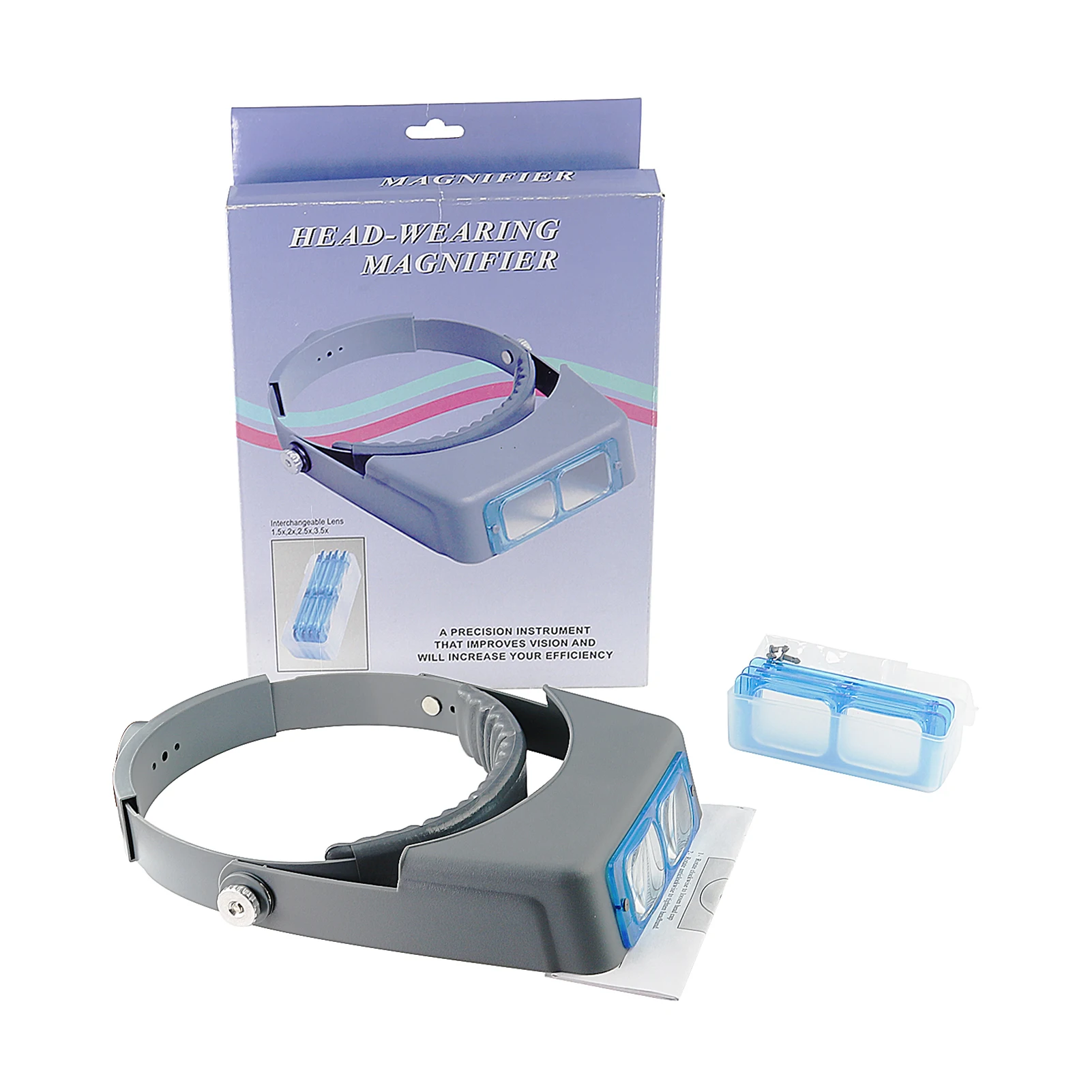 Head-Mounted-Magnifying-Glass-1-5X-2X-2-5X-3-5X-Magnification-Lenses ...