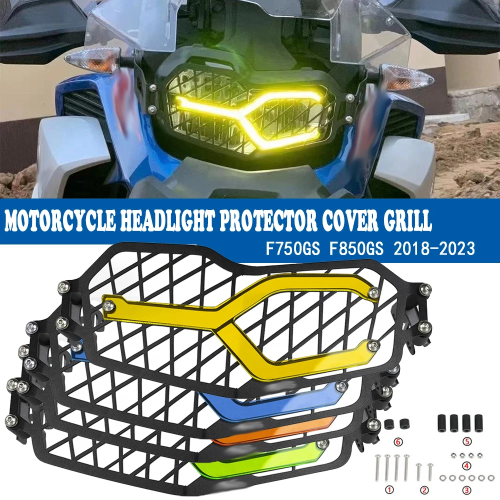 F850GS-ADVENTURE-Motorcycle-Headlight-Protector-Head-Light-Guard-Cover ...