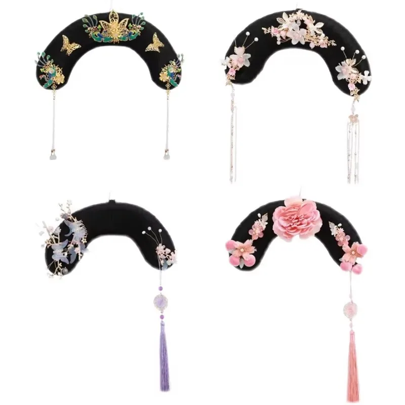 Chinese Qing Dynasty Qitou Hair Accessories For Girls Princess Cosplay ...
