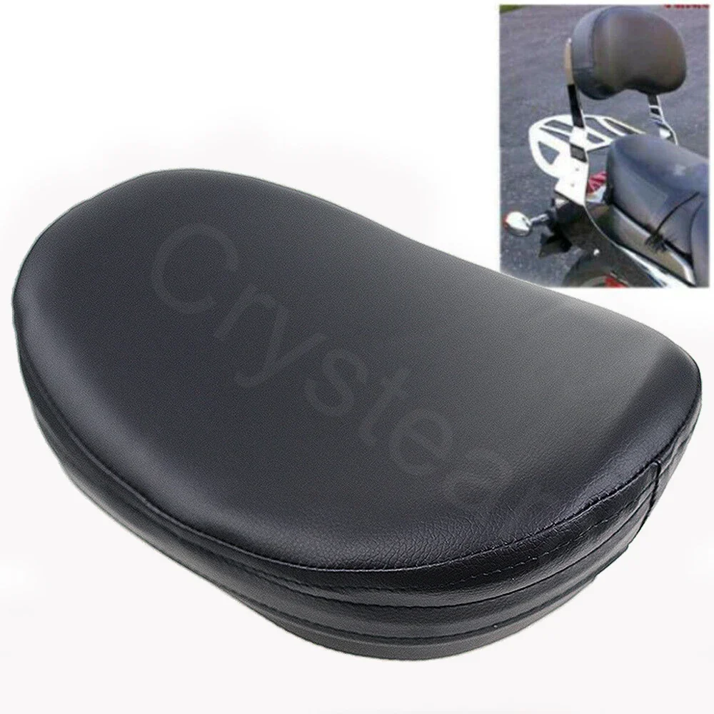 Motorcycle-Passenger-Rear-Backrest-Sissy-Bar-Cushion-Pad-Universal-For ...