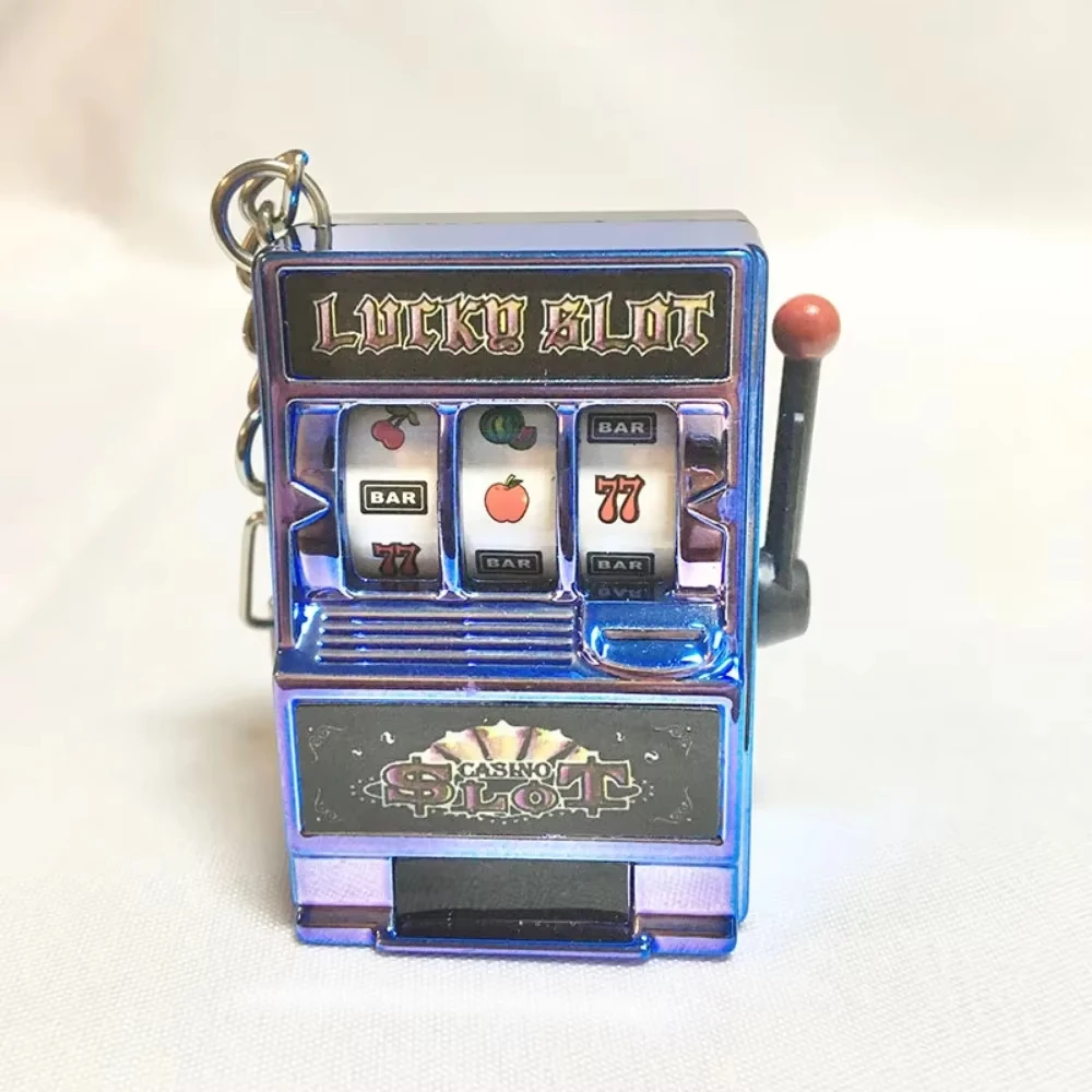 Fashion Trend Keychain Toy Fruit Machine Slot Machine Keychain ...