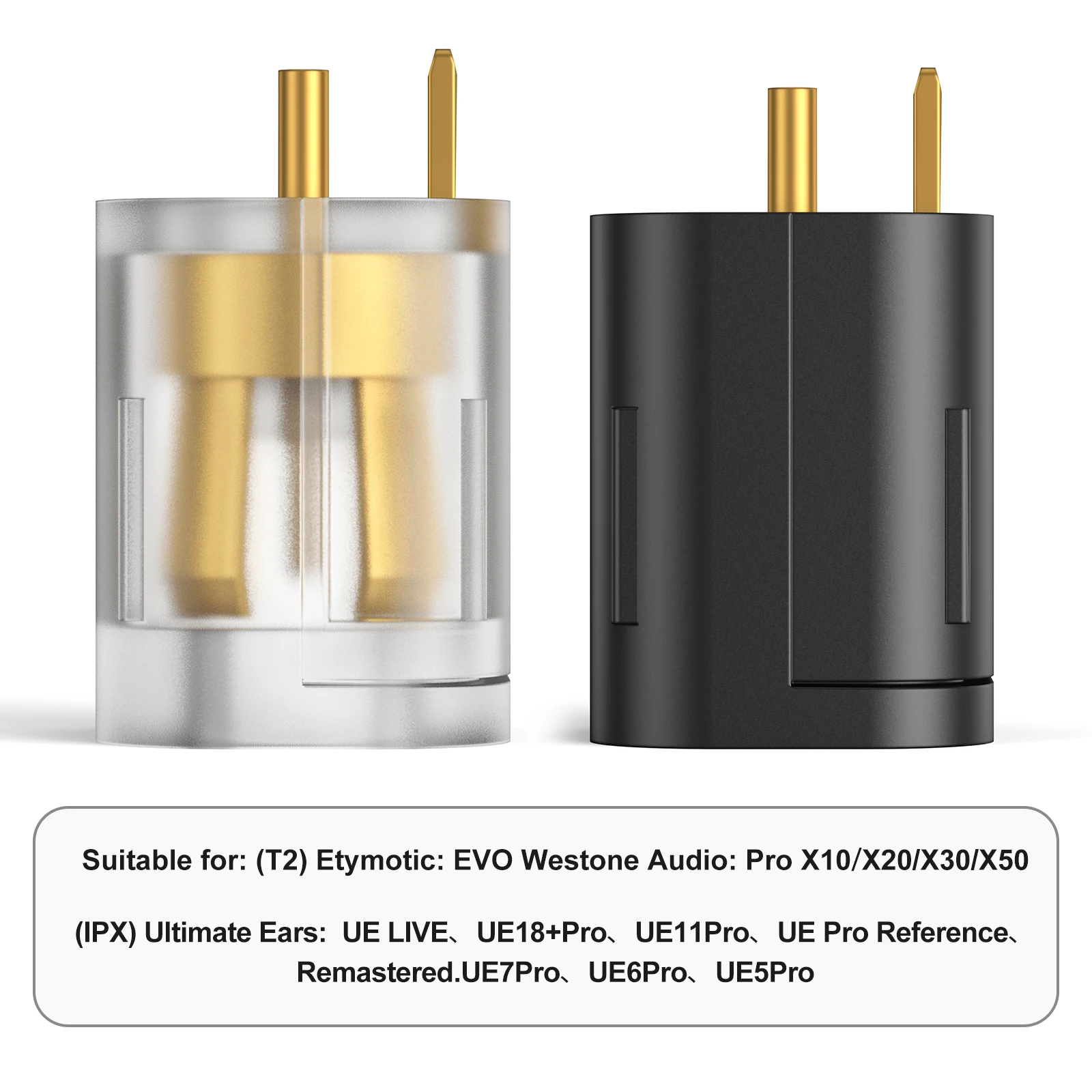 OKCSC-IPX-T2-Connector-Female-Audio-Earphone-Accessory-for-EVO-Westone ...