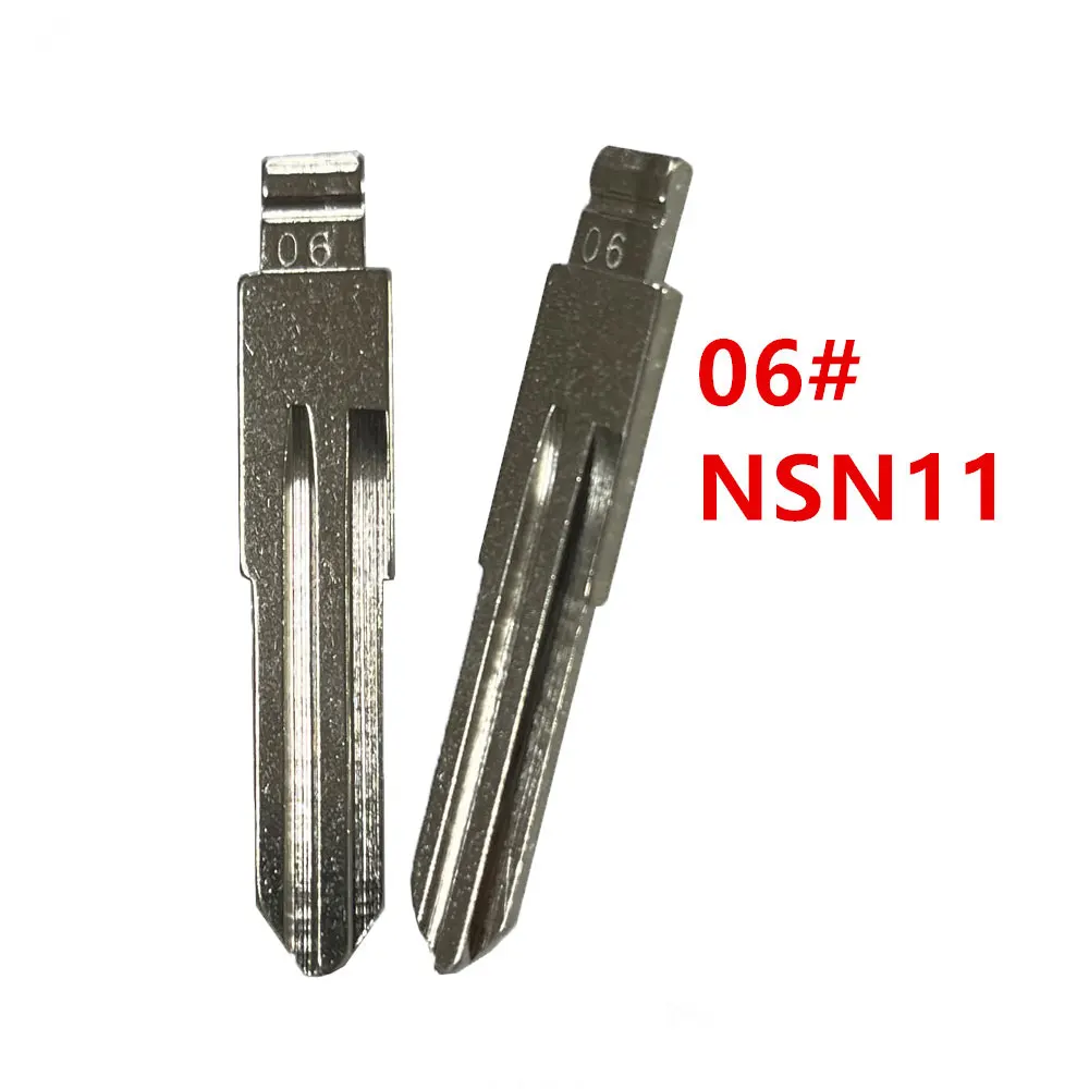 10pcs-06-NSN11-Metal-Blade-Flip-Car-Key-Blank-for-Nissan-Bluebird ...