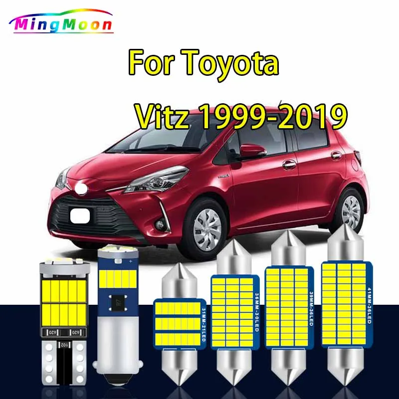 Canbus-LED-Bulbs-Interior-Map-Dome-Trunk-Light-Kit-For-Toyota-Vitz-1999 ...