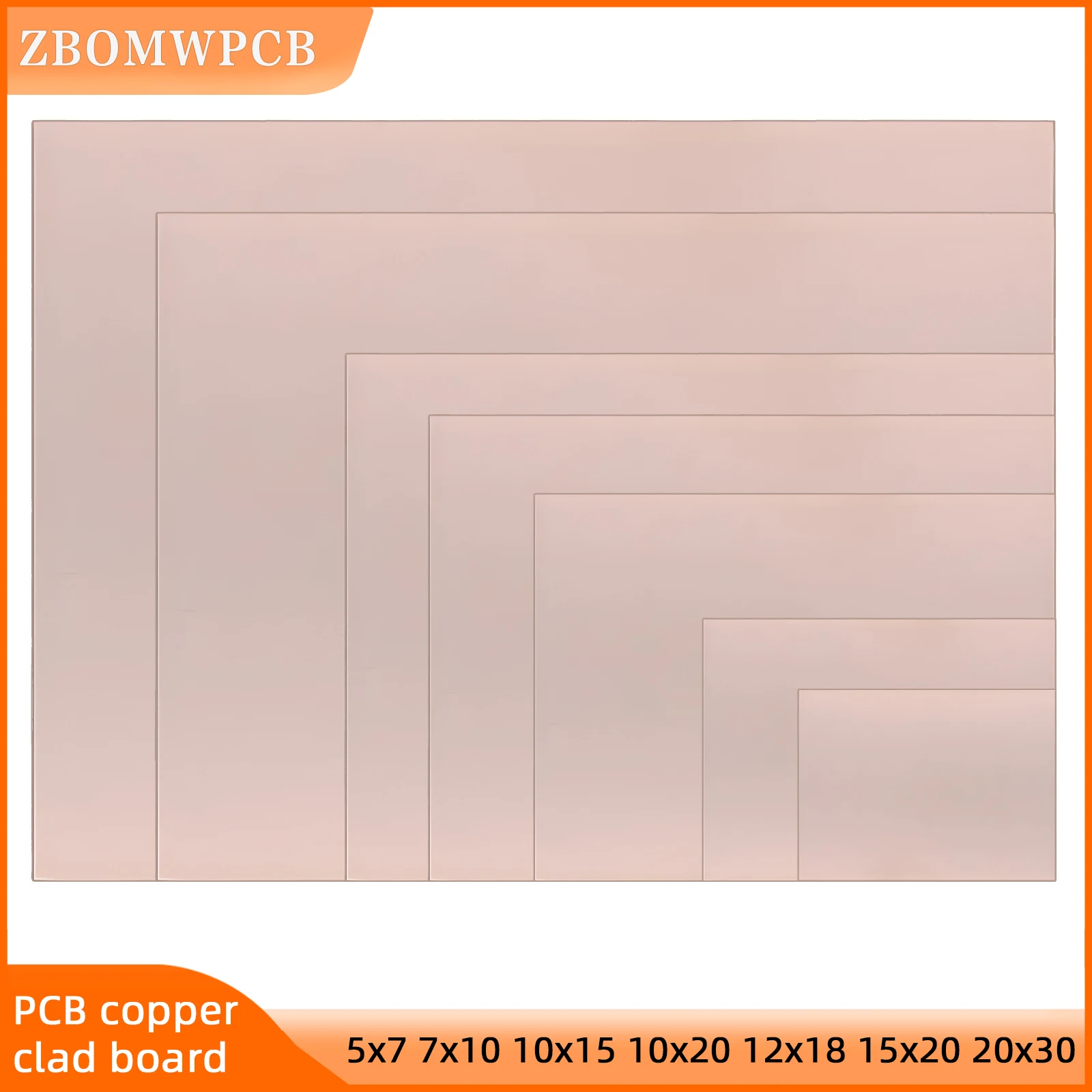 1-10pcs-Copper-Clad-Laminate-PCB-Circuit-Board-Fr-4-Single-Side-For-Diy ...