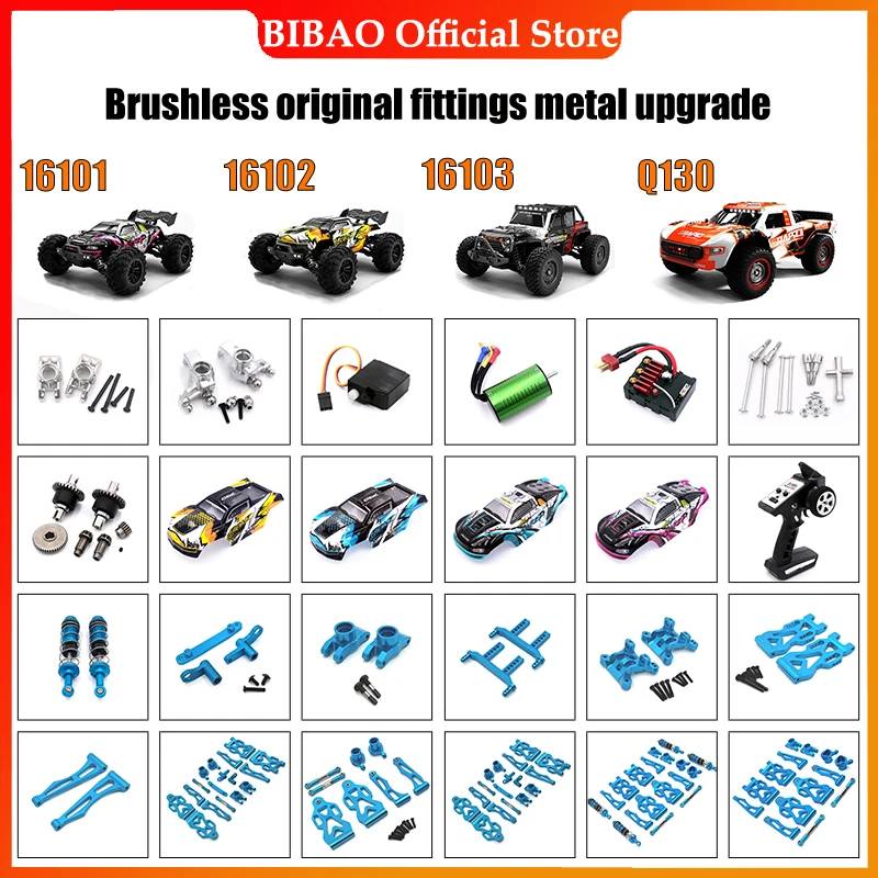 SCY-16101-16102-16103-16201-16101-Pro-JJRC-Q130-Pro-RC-Car-1-16-Blue ...