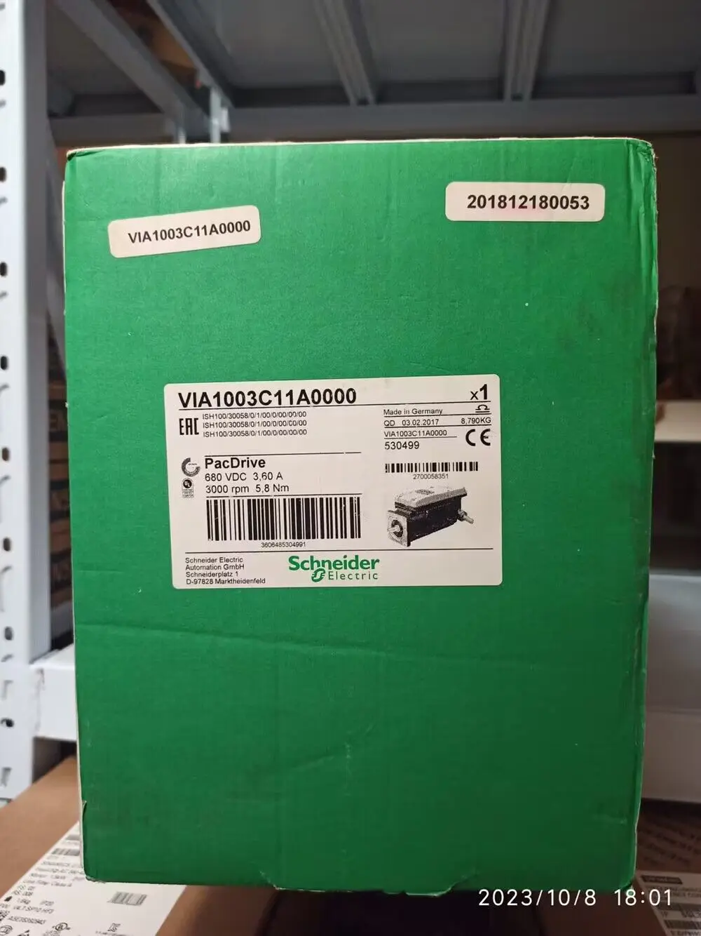 VDM01D10AA00 MC-4/11/10/400 New Schneider Servo drives IN STOK ...
