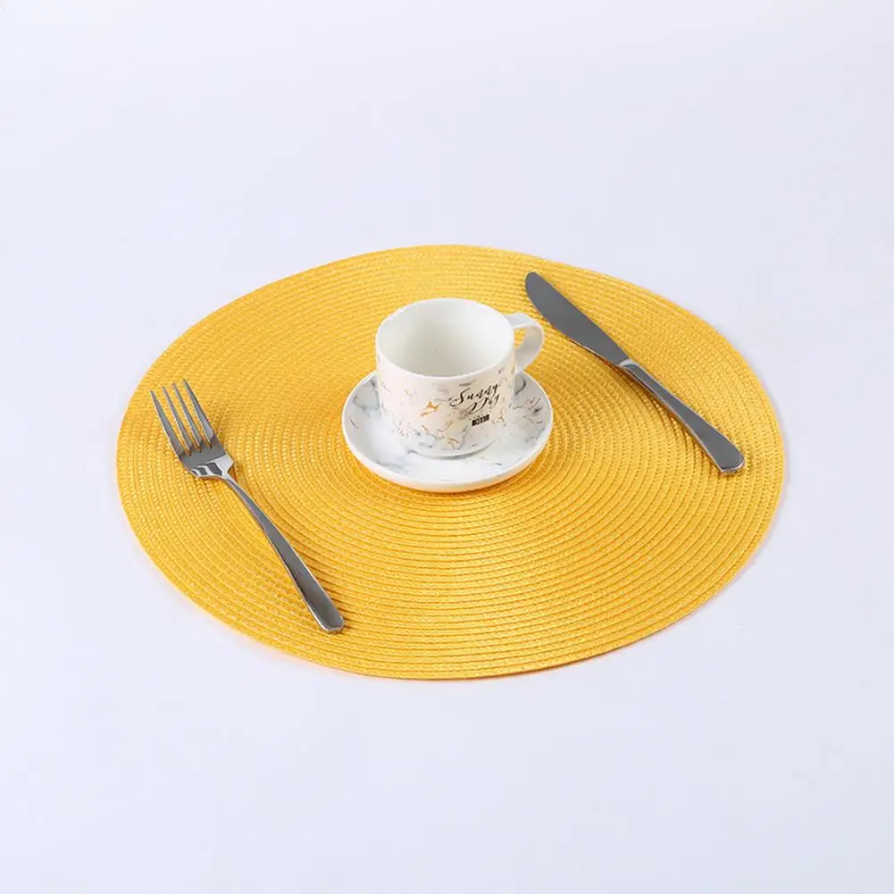 Reusable-Place-Mats-for-Kitchen-Heat-resistant-Placemats-Solid-Color ...