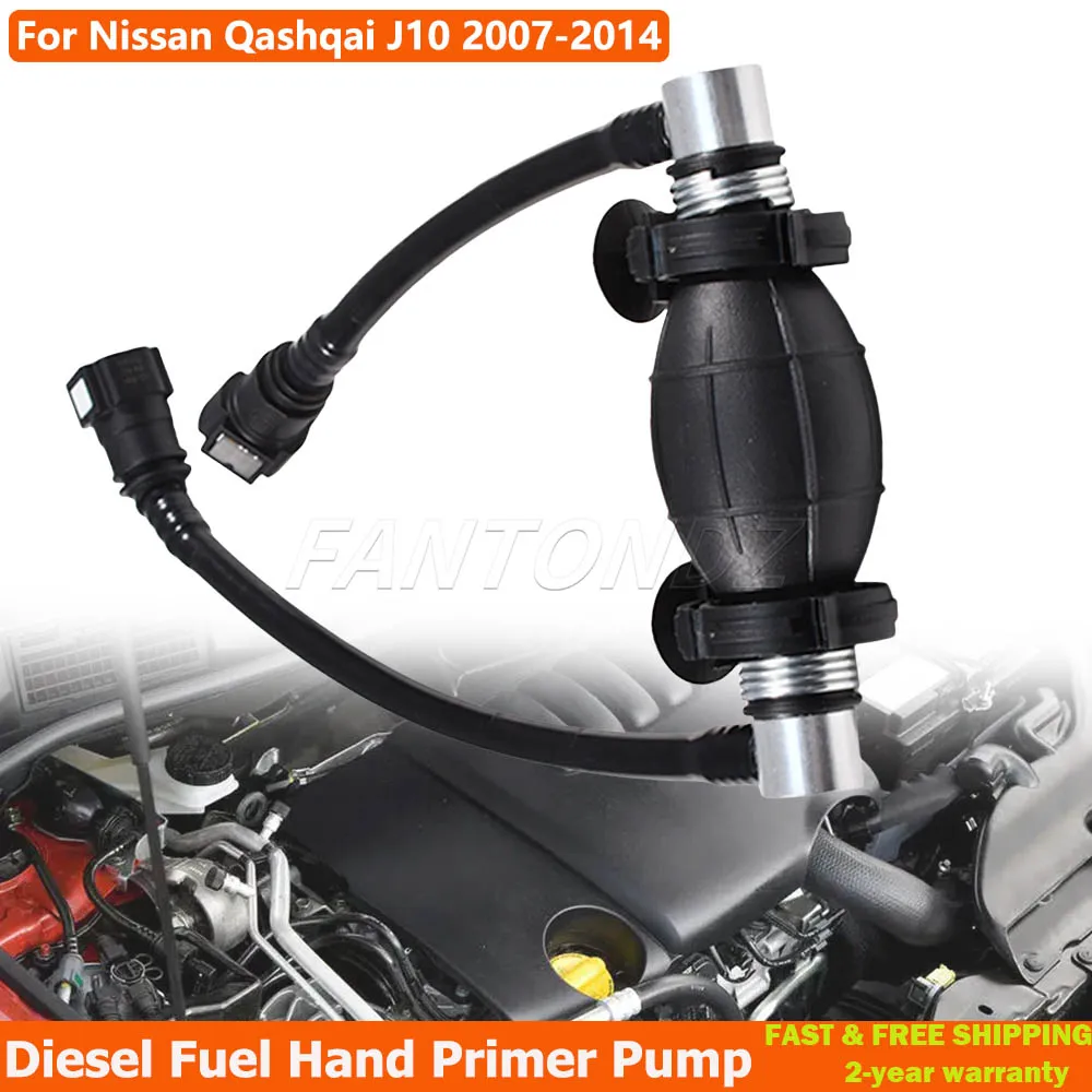 For-Nissan-Qashqai-J10-2007-2014-Diesel-Fuel-Hand-Primer-Pump ...