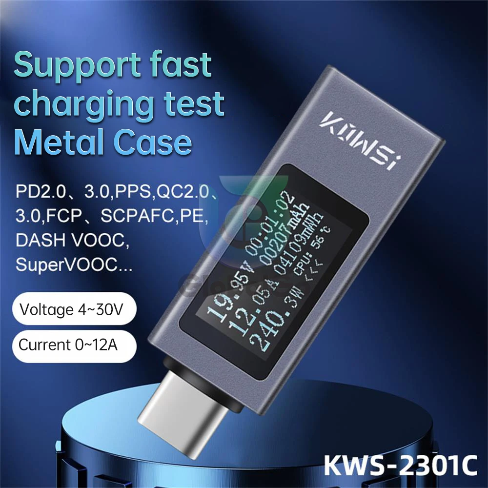 USB-Current-Voltage-Capacity-Tester-Volt-Current-Voltage-Detect-Charger ...