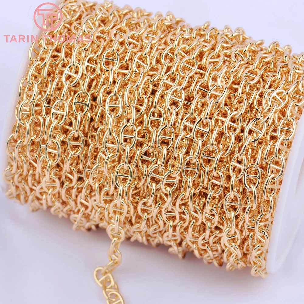 4854-1-Meter-Chain-Link-6x8-5MM-24K-Gold-Color-Brass-Necklace-Chains ...