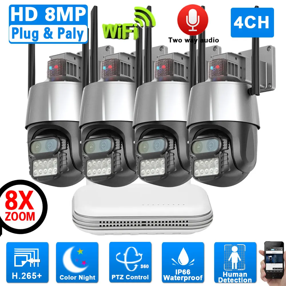 XMEYE-Wifi-CCTV-Camera-Security-System-Kit-8X-Zoom-4K-4CH-Wireless-NVR ...