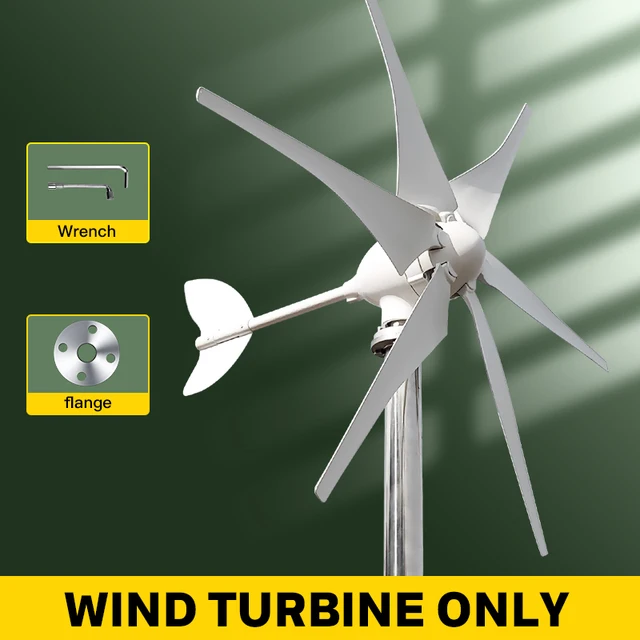 2kw 2000w Horizontal Wind Turbine Generator 48V 24V 12V Free Energy ...