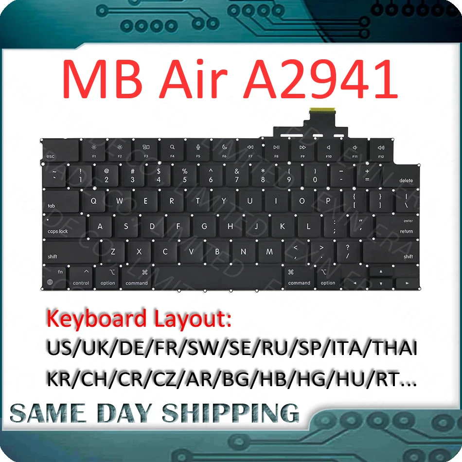New-Laptop-A2941-Keyboard-for-MacBook-Air-M2-15-3-Retina-A2941-Keyboard ...