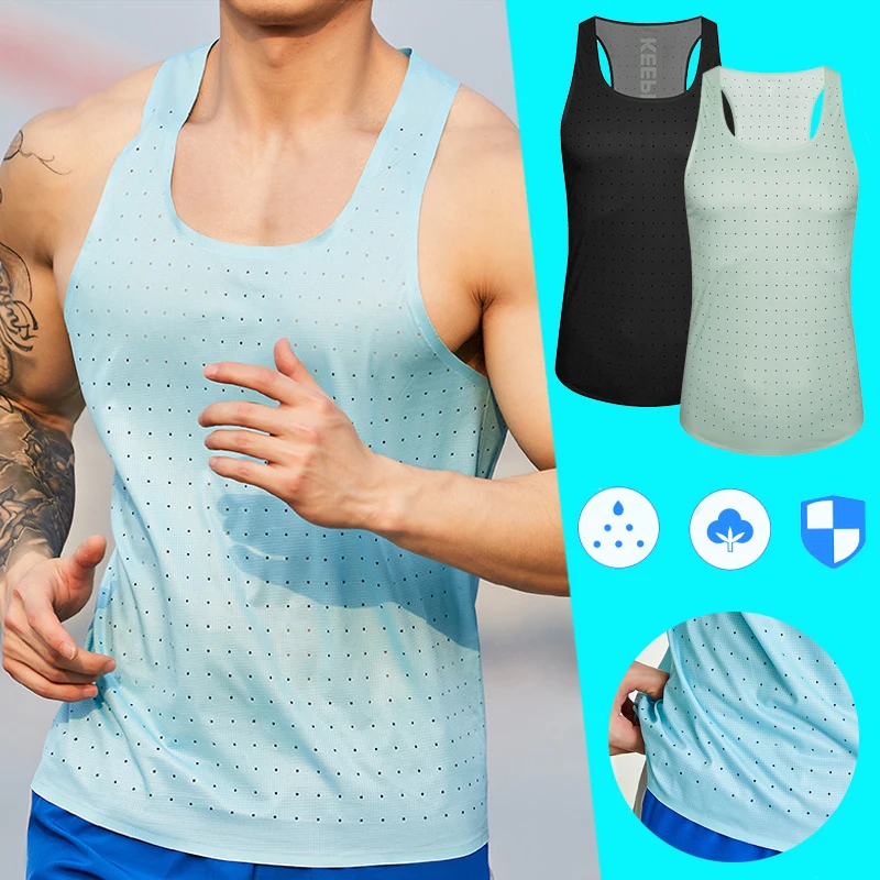 80g-Ultra-Light-Running-Vest-Men-Sports-Fitness-Tops-Marathon-Track-and ...