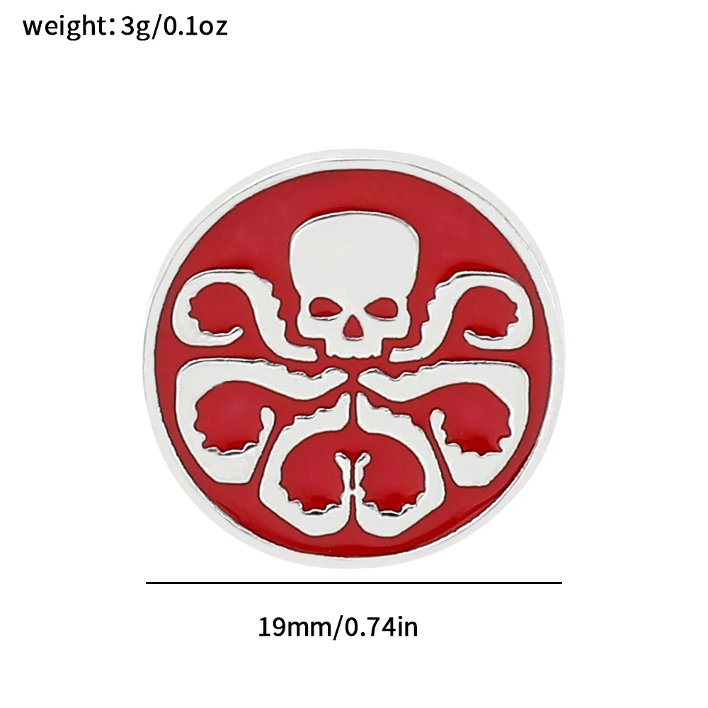 Red Skull Hydra Symbol