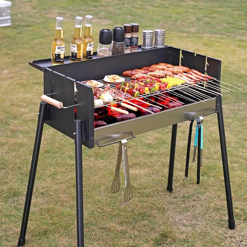 Barbecue-Oven-Household-Barbecue-Grill-Outdoor-Smokeless-Charcoal ...