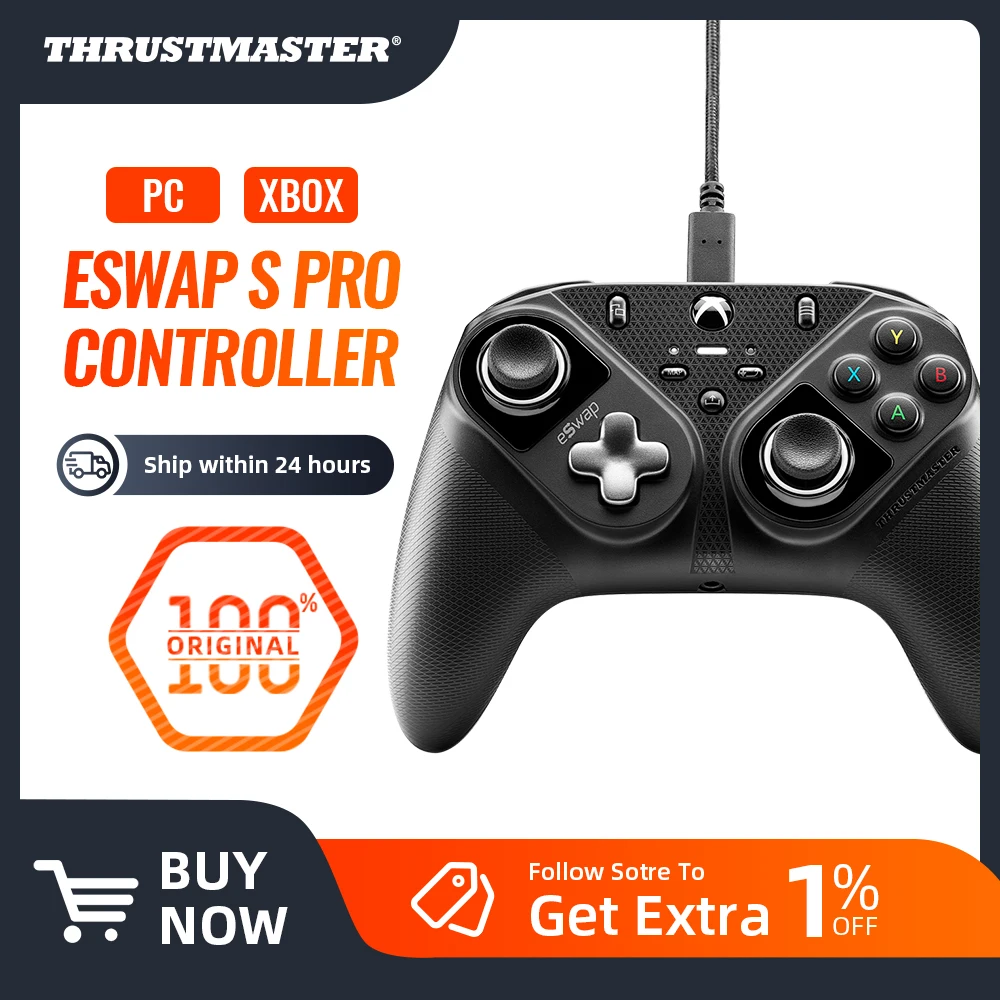 Thrustmaster Eswap S Pro Controller Compatible With Xbox One Series X S
