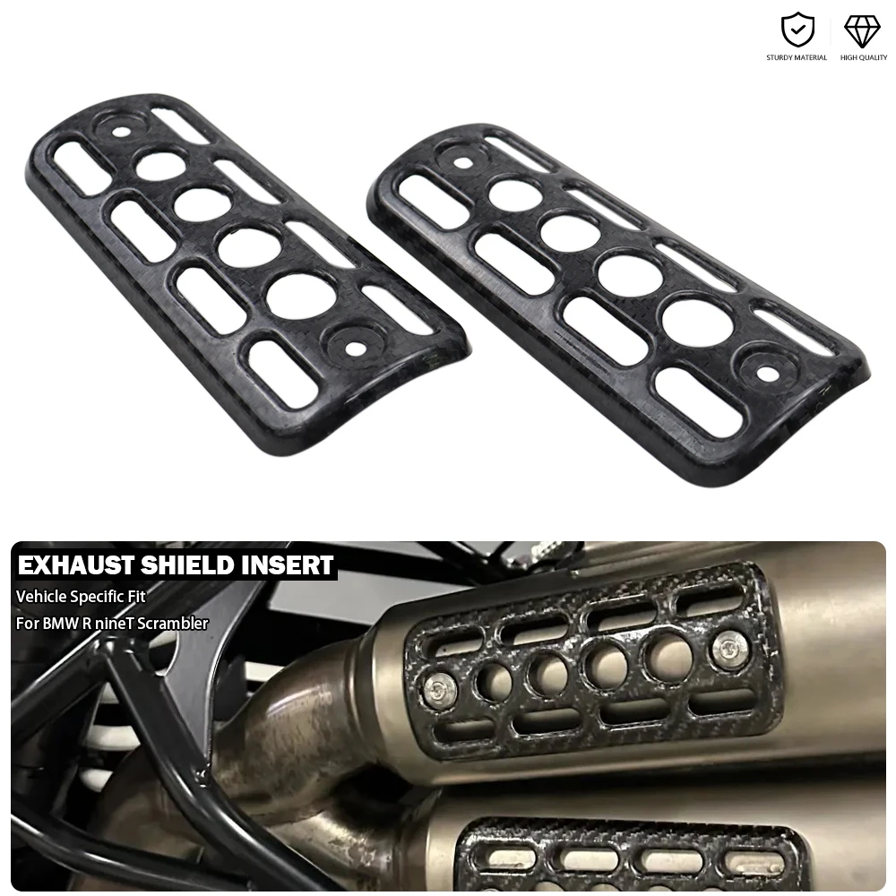 Carbon-Muffler-Pipe-Anti-Scald-Protection-Exhaust-Shield-Insert-Heat ...