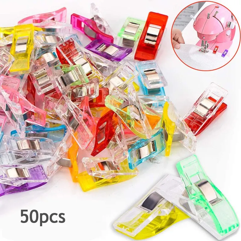 Clips multiusos para costura, Clips de plástico de colores para ...