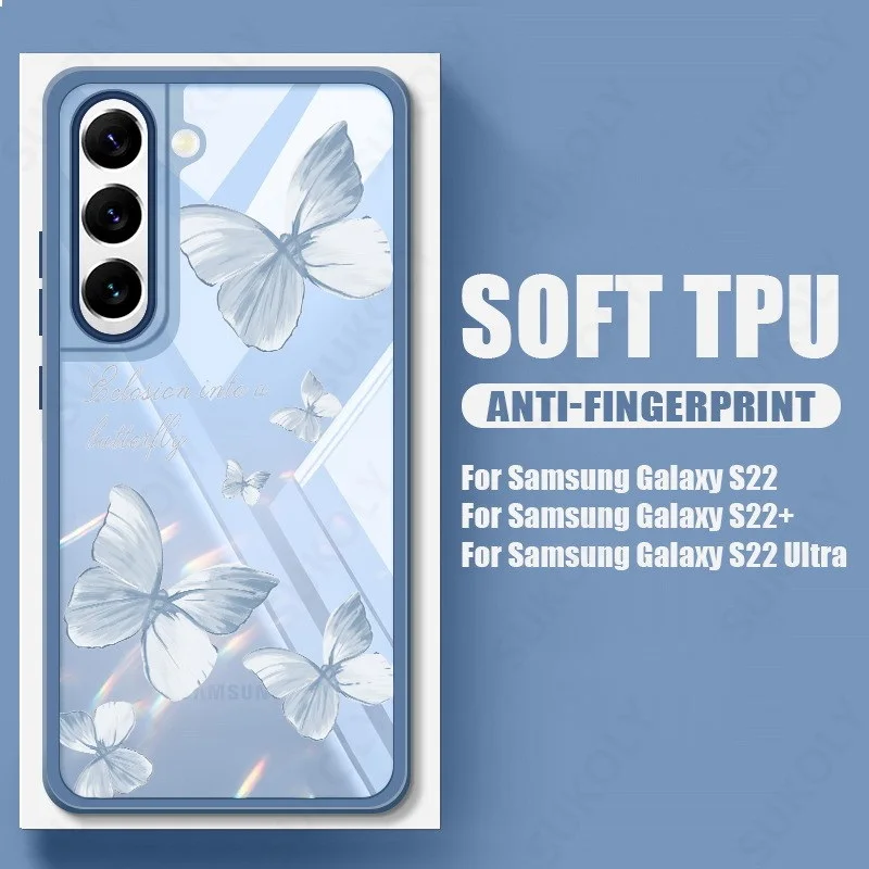 Funda de silicona a prueba de golpes para Samsung Galaxy S23 FE, S22, S24 Ultra, S21, S20, S23 ...