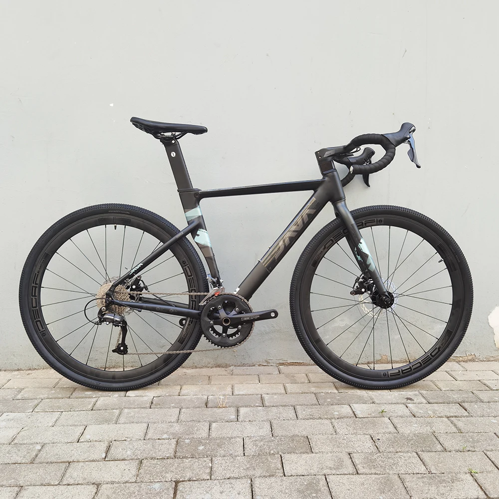 JAVA-bicicleta de carretera GRAVEL, 18 velocidades, aleación de ...