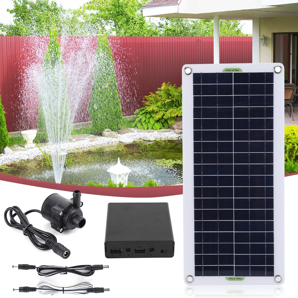 Water-Sprinkler-Sprayer-Garden-Decoration-18V-30W-Mini-Solar-Power ...