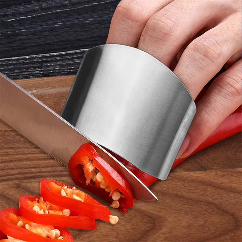 Stainless-Steel-Finger-Guard-Finger-Hand-Cut-Hand-Protector-Knife-Cut ...