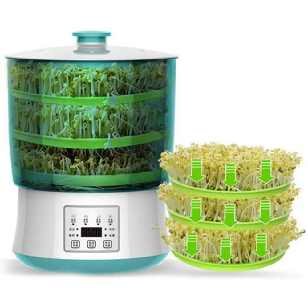 2/3 Layers Intelligent Bean Sprouts Machine Grow Automatic Thermostat ...