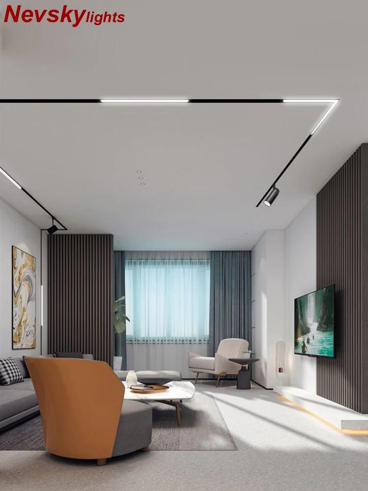 N6-Modern-Recessed-Magnetic-Track-Lights-design-led-Lamp-Magnetic-Rail ...