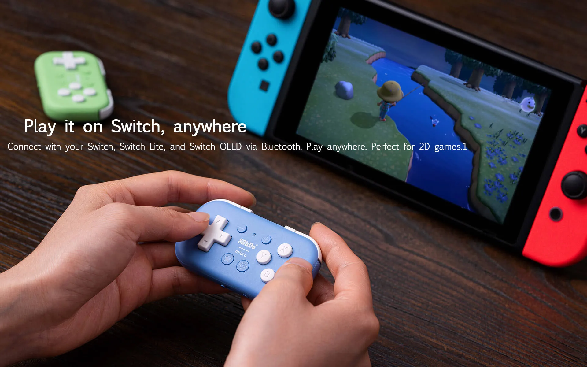 8BITDO 8bitdo-mando Micro Bluetooth mini de bolsillo admite modo de ...