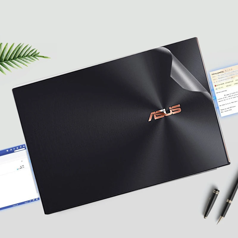 Leather Skin Laptop Stickers for ASUS ZenBook S UX393EA UX393JA UX393E ...