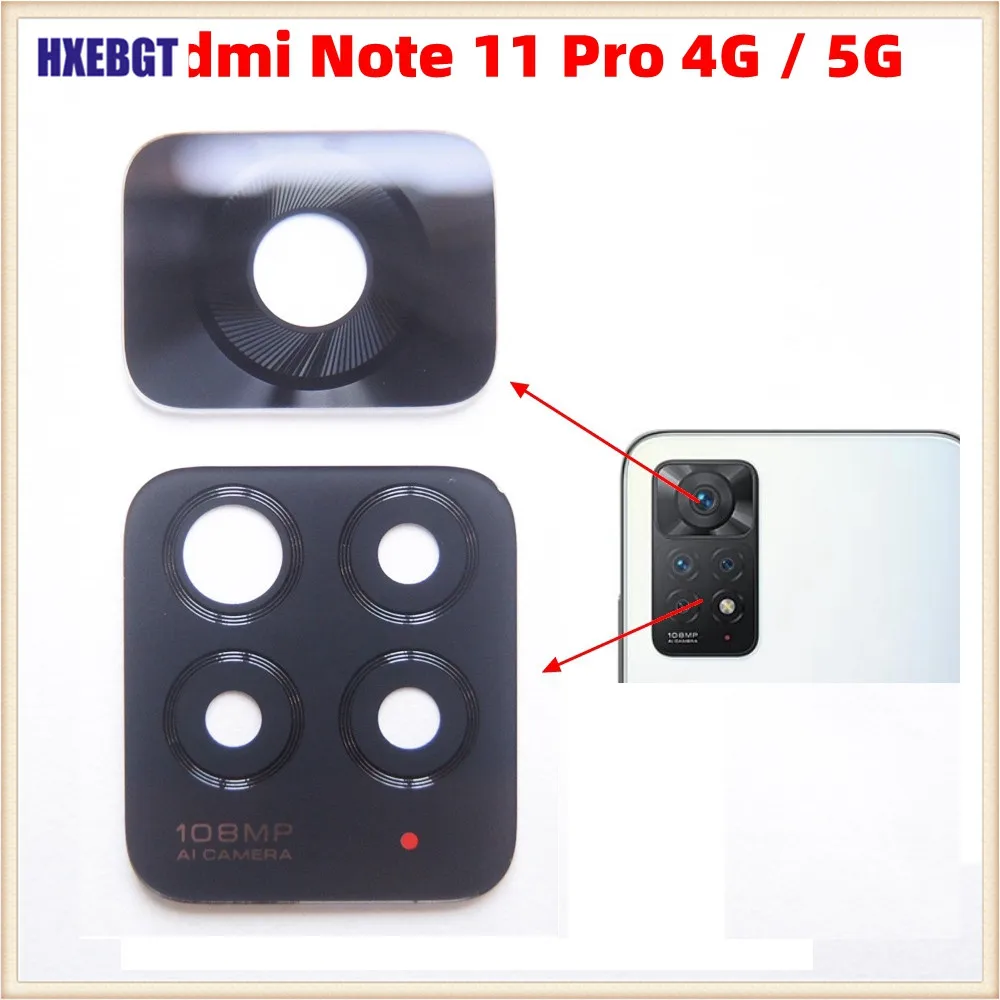 Original New For Xiaomi Redmi Note 11 Pro 4G/ 5G Camera Lens Glass Back ...
