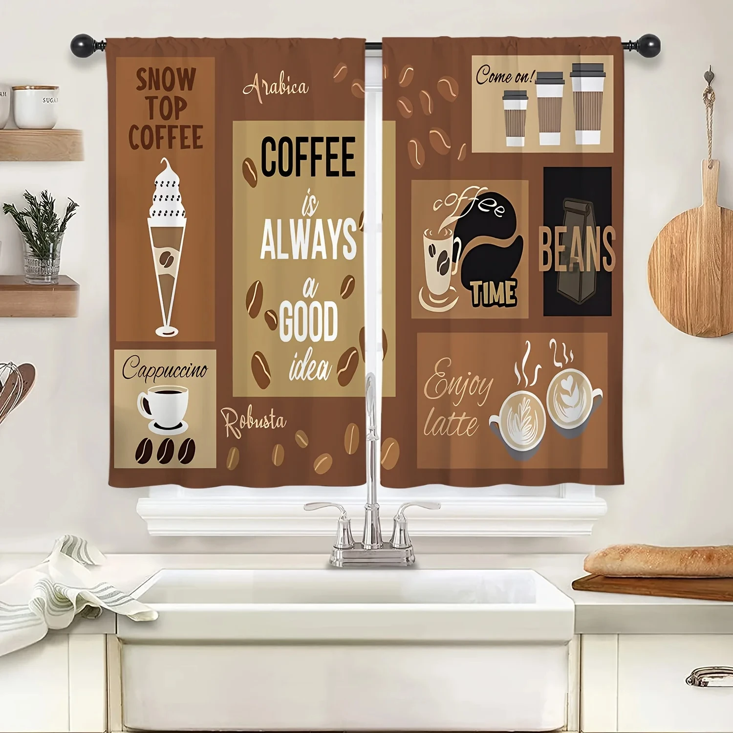 Vintage-Cafe-Rod-Pocket-Rustic-Polyester-Kitchen-Curtains-For-Kitchens ...
