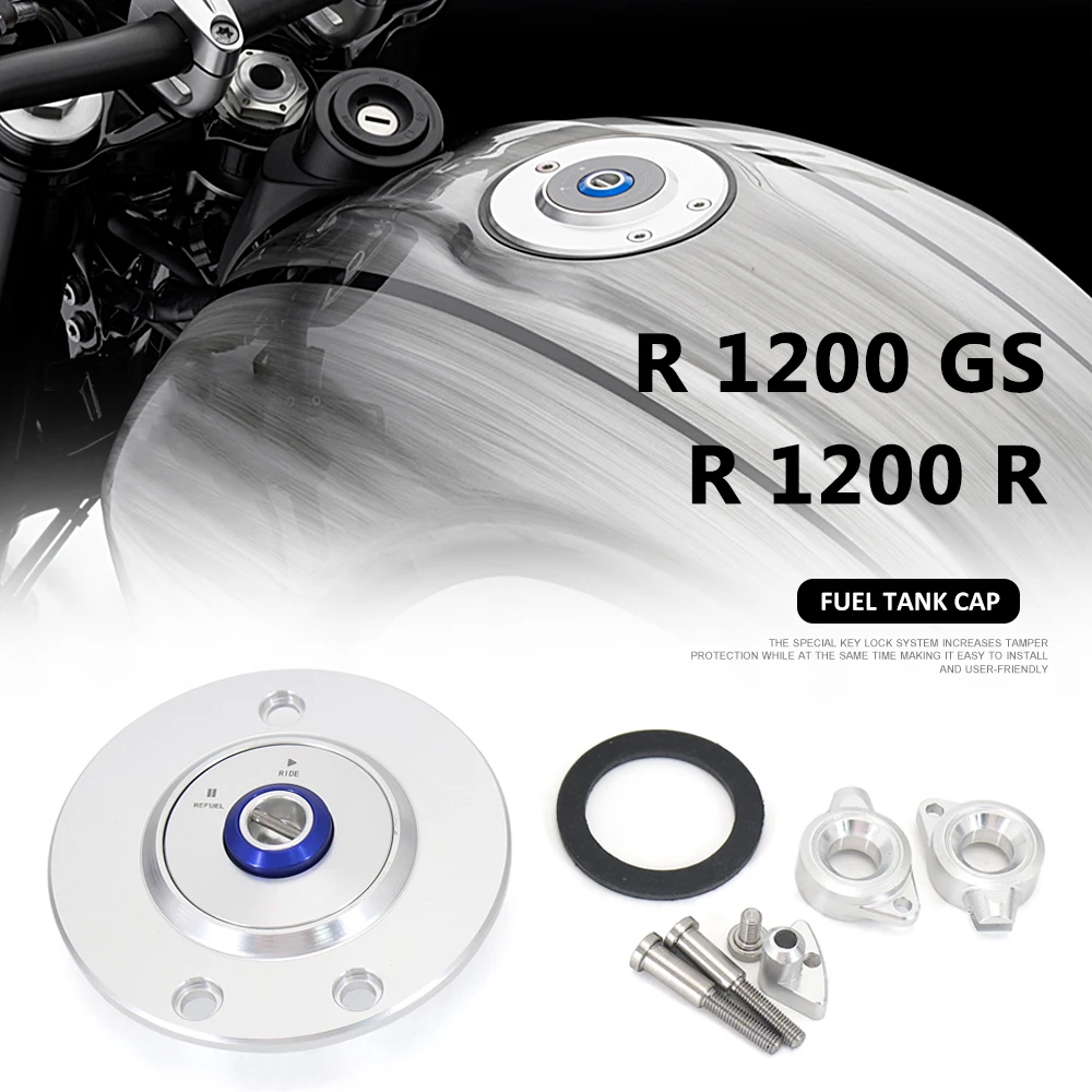 New-Motorcycle-Tank-Fuel-Caps-Case-Cover-For-BMW-R1200R-R1200-R-R-1200 ...
