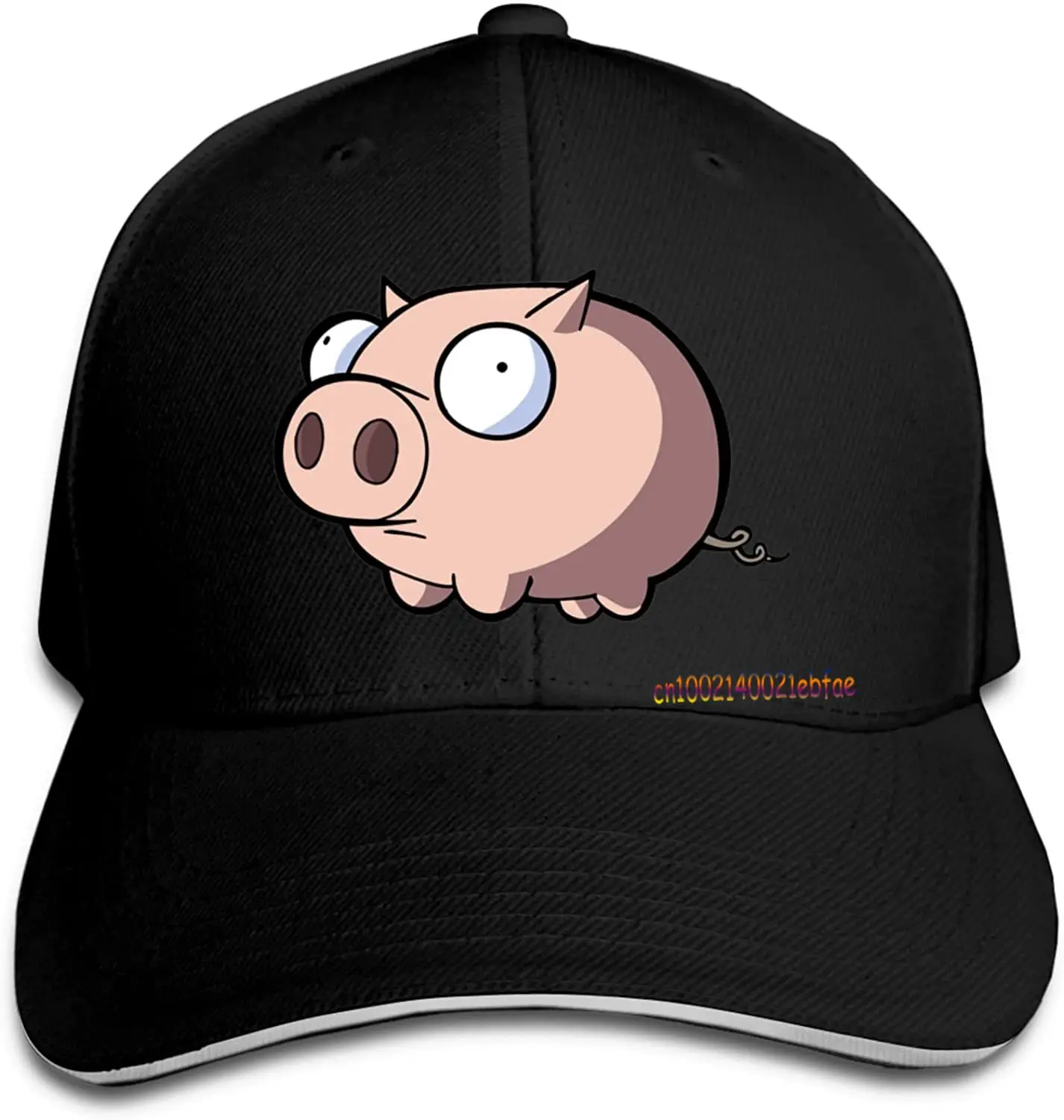Cute-Pig-Baseball-Hat-Sandwich-Cap-Sun-Hats-Vintage-Unisex-Adjustable ...