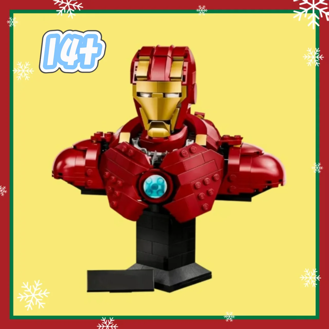 2025 New Heroes 436pcs Steel Mech Warrior Man MK4 Bust 3D Statue 76327 ...