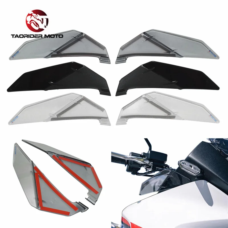 1-Pair-Left-Right-Front-Windshield-Wind-deflectors-Side-Spoiler ...